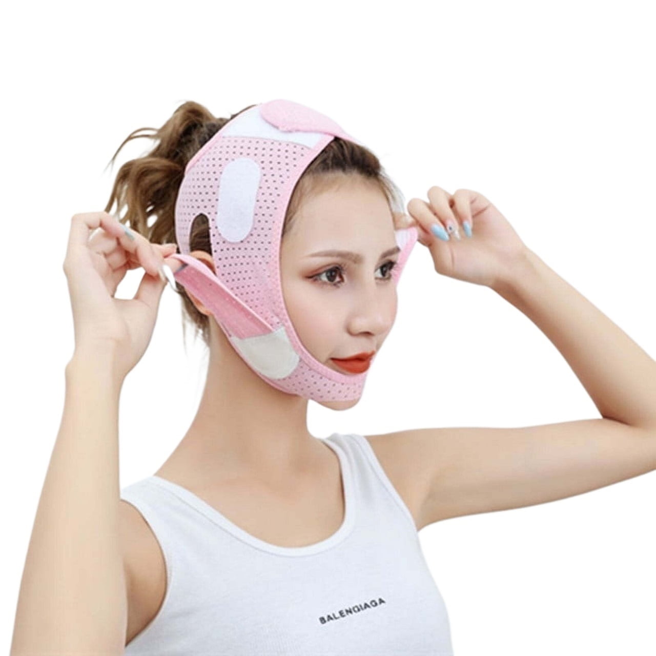 Double Chin Reducer Face Slimming Strap V Line Lifting Face-belt Chin ...