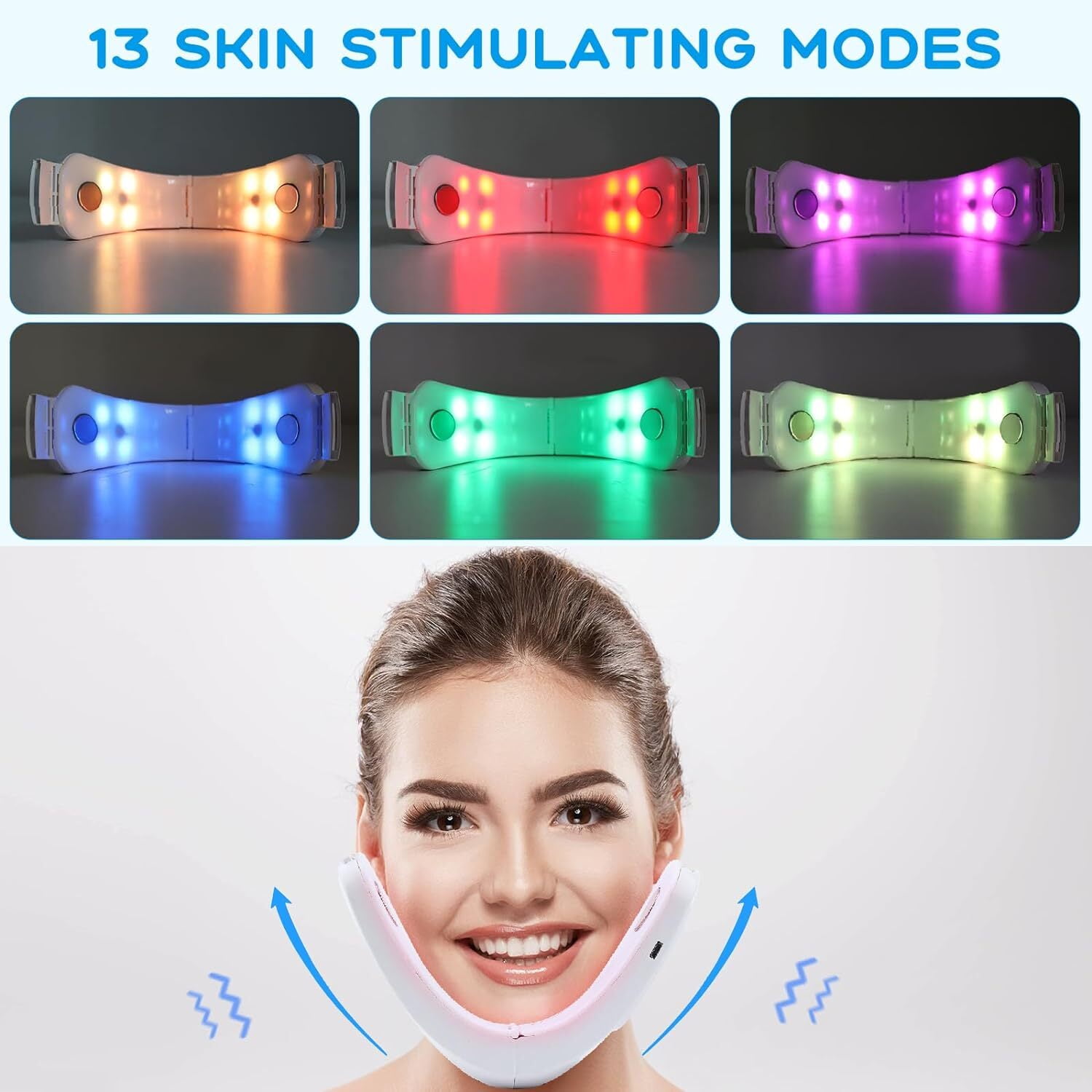 Double Chin Reducer Machine, Electric V-Face Shaping Eliminator, 3 ...