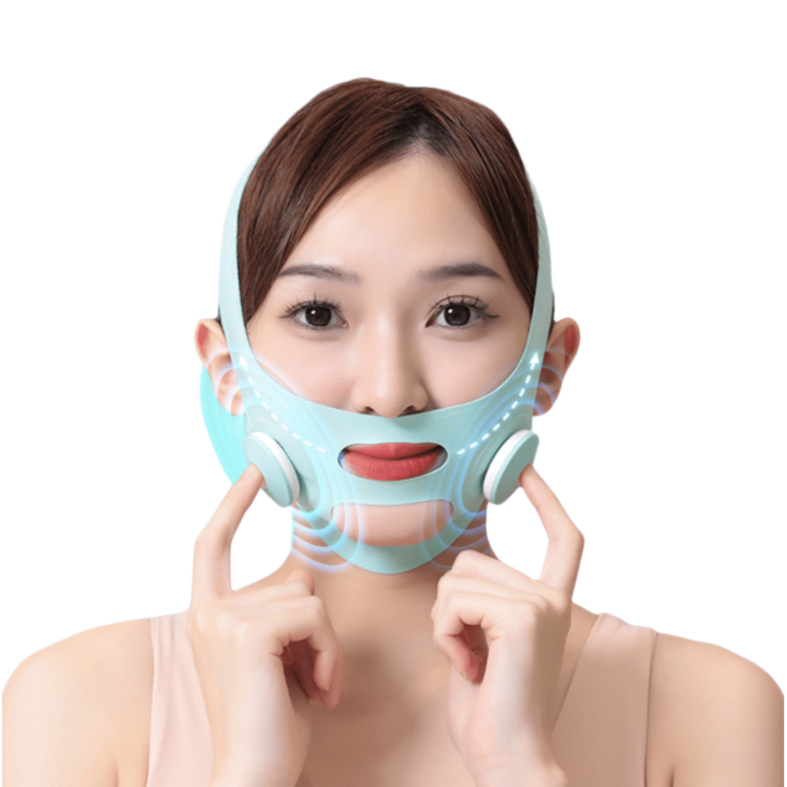 Double Chin Tightener Massage Reducer Face V Line Tape Massager Device ...