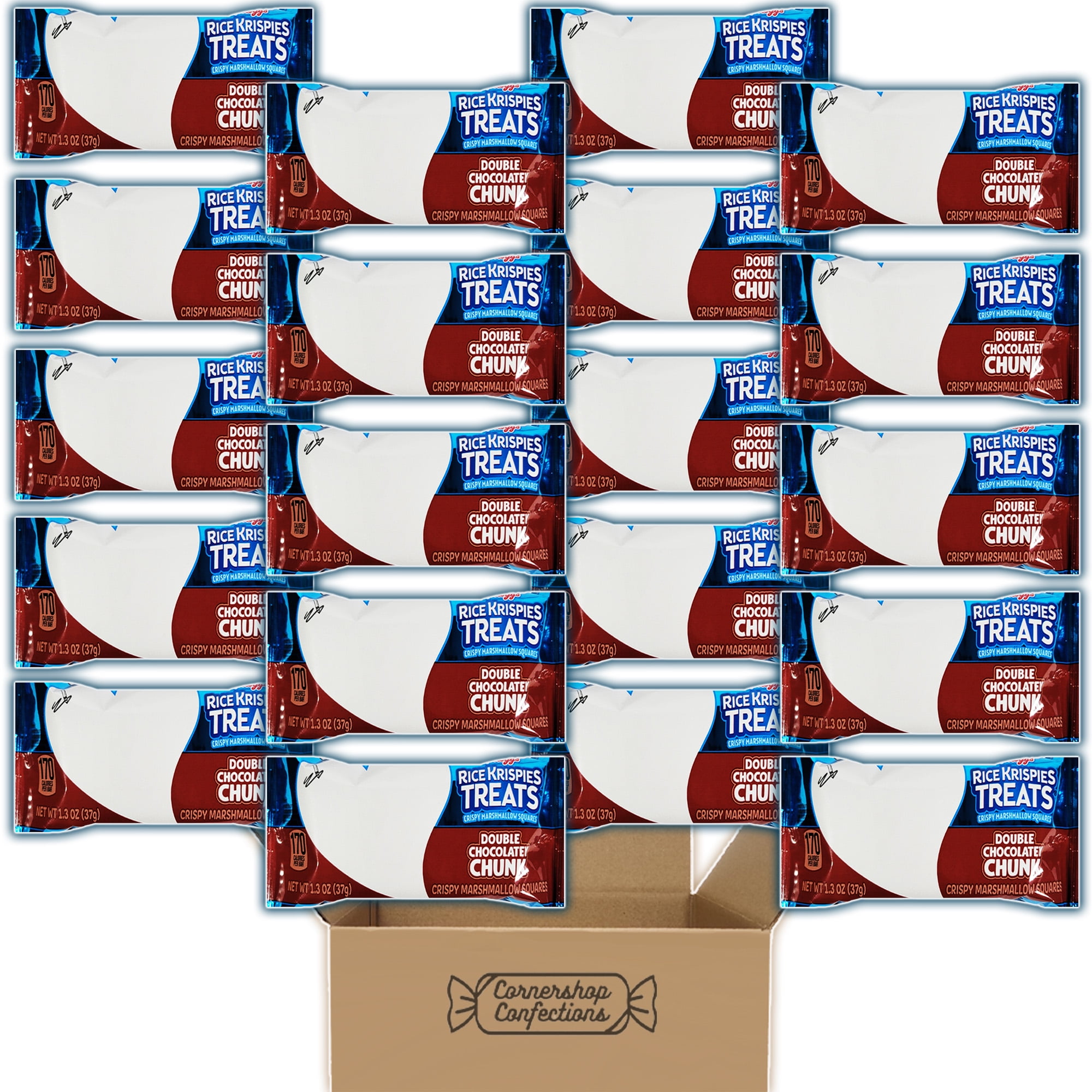 Double Chocolatey Chunk Rice Krispies Treats Bulk Pack - 20 ...