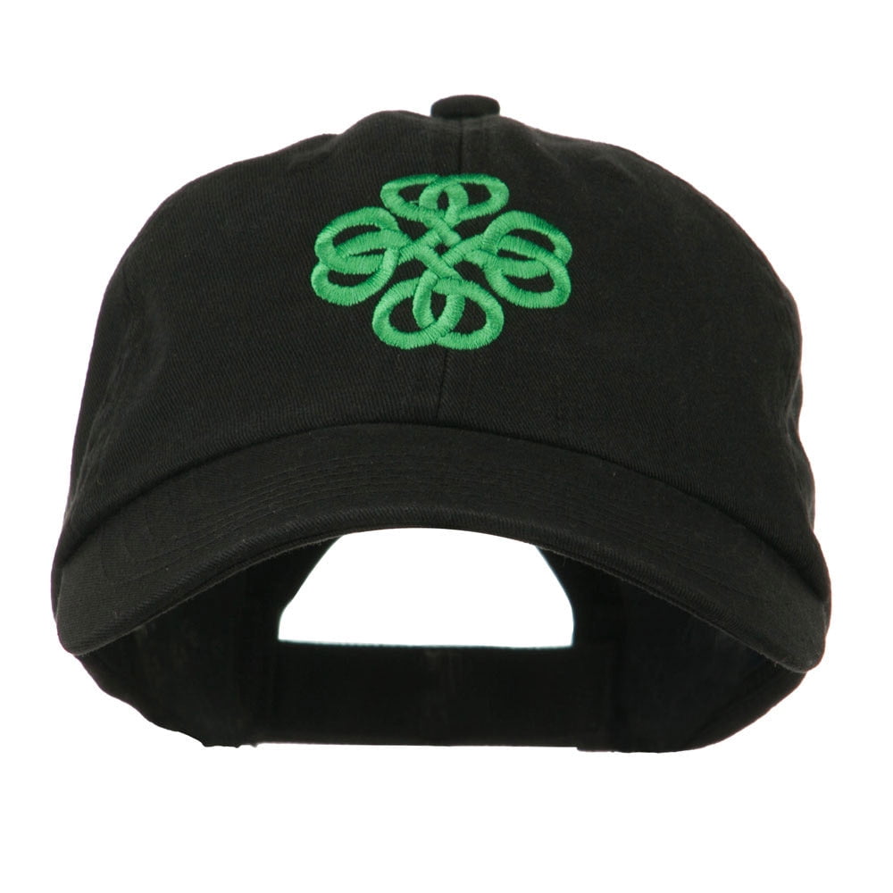Double Circle Celtic Image Embroidered Cap - Black OSFM - Walmart.com