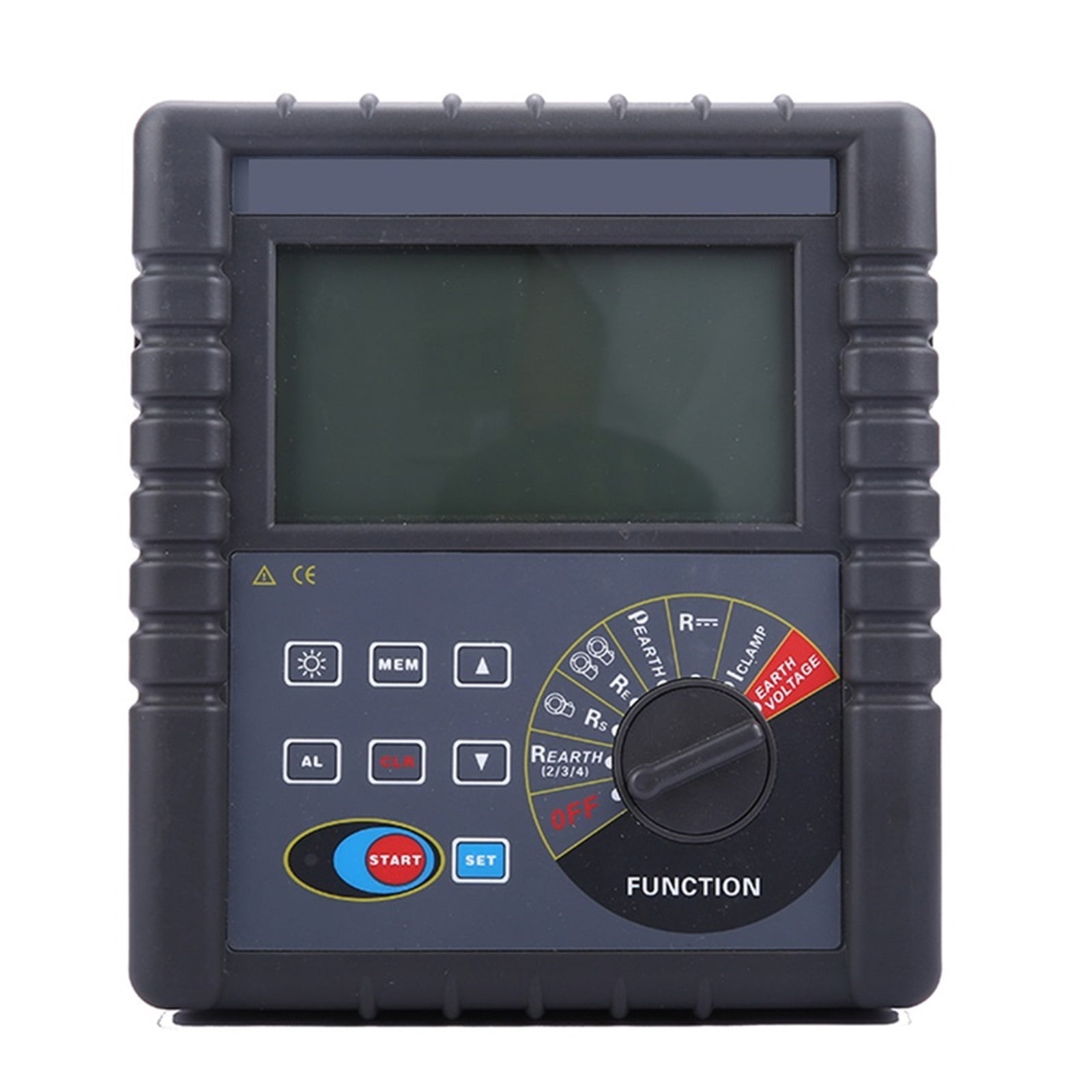 Double Clamp Earth Resistance Meter Ground Resistance Multifunction ...