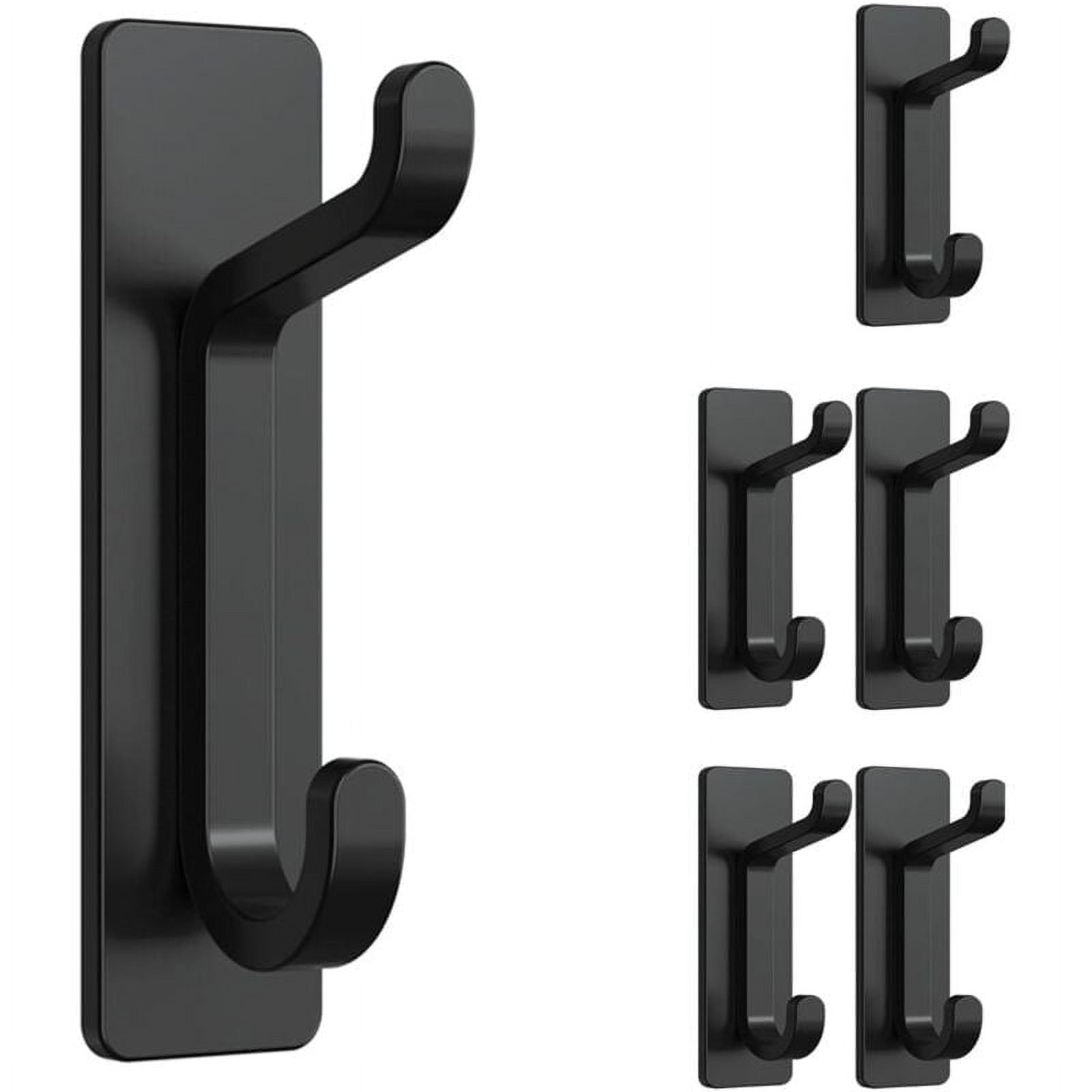 Double Coat Hooks, Rustproof Stainless Steel for Durability, Strong ...