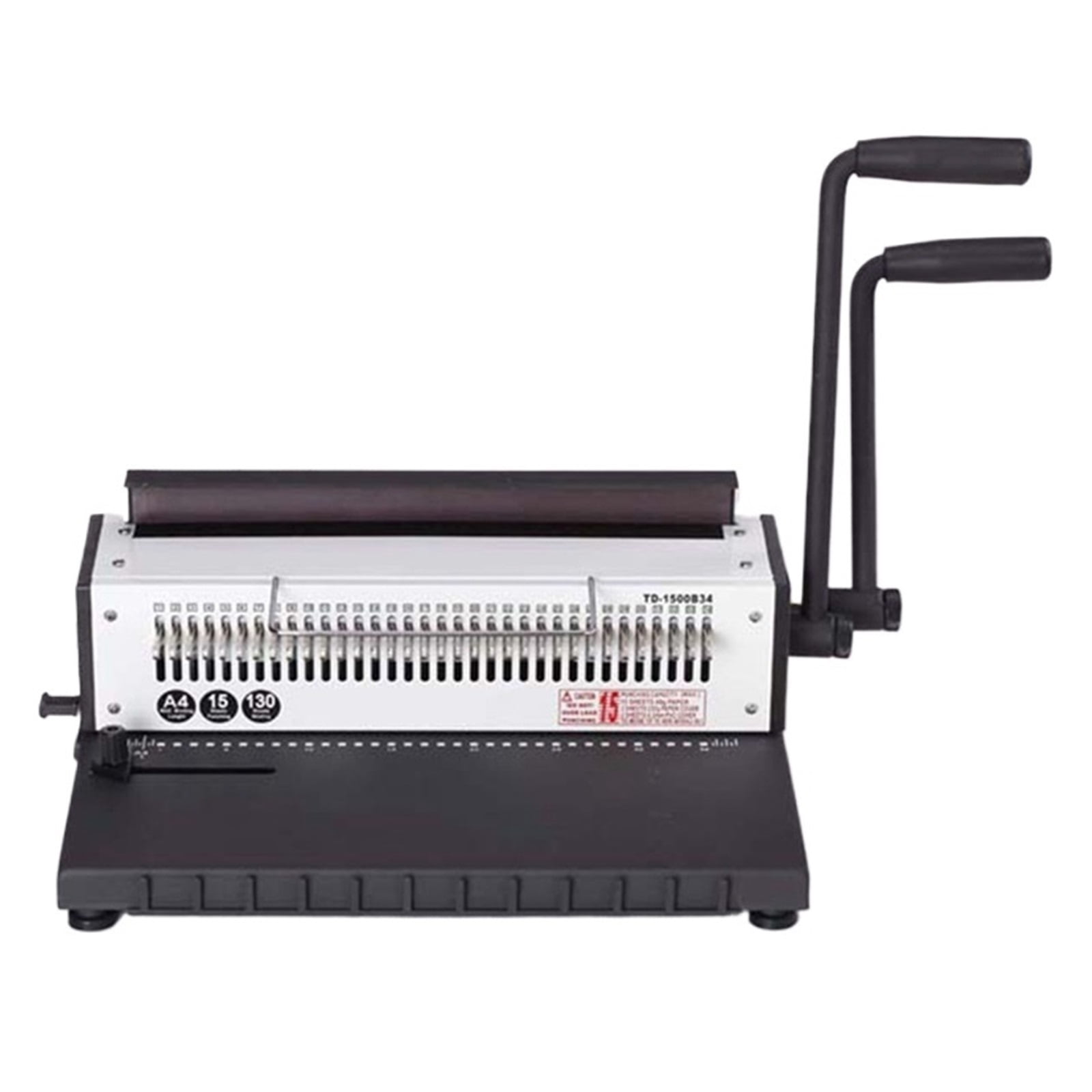 Double Coil Iron Ring A4 Binding Machine 34 Holes Full Drawing Knife ...