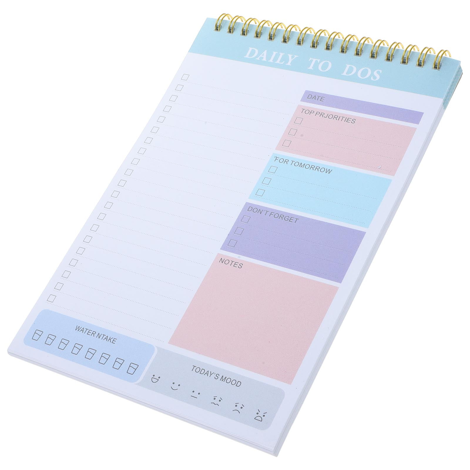 Double Coil Schedule Book Dayplanner Memo Pads Tear-off Planning ...