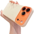 Double Color 2 in 1 Liquid Silicone Phone Case for iPhone (White,iPhone ...