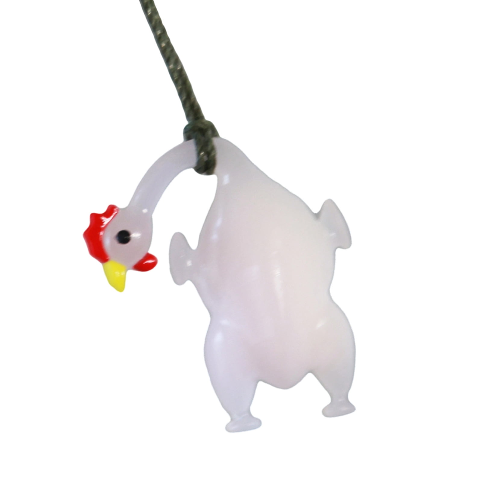 Double Color Changing Cartoon Chicken Vehicle Charm Ornament Creative ...