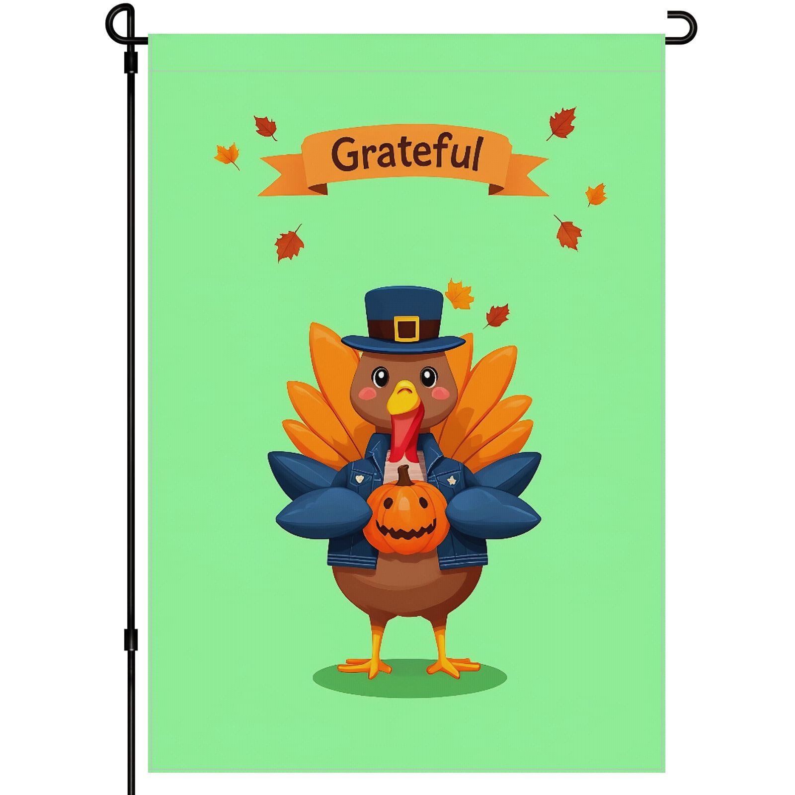 Double-Colored Thanksgiving Holiday Garden Flag for Outdoor for Home ...