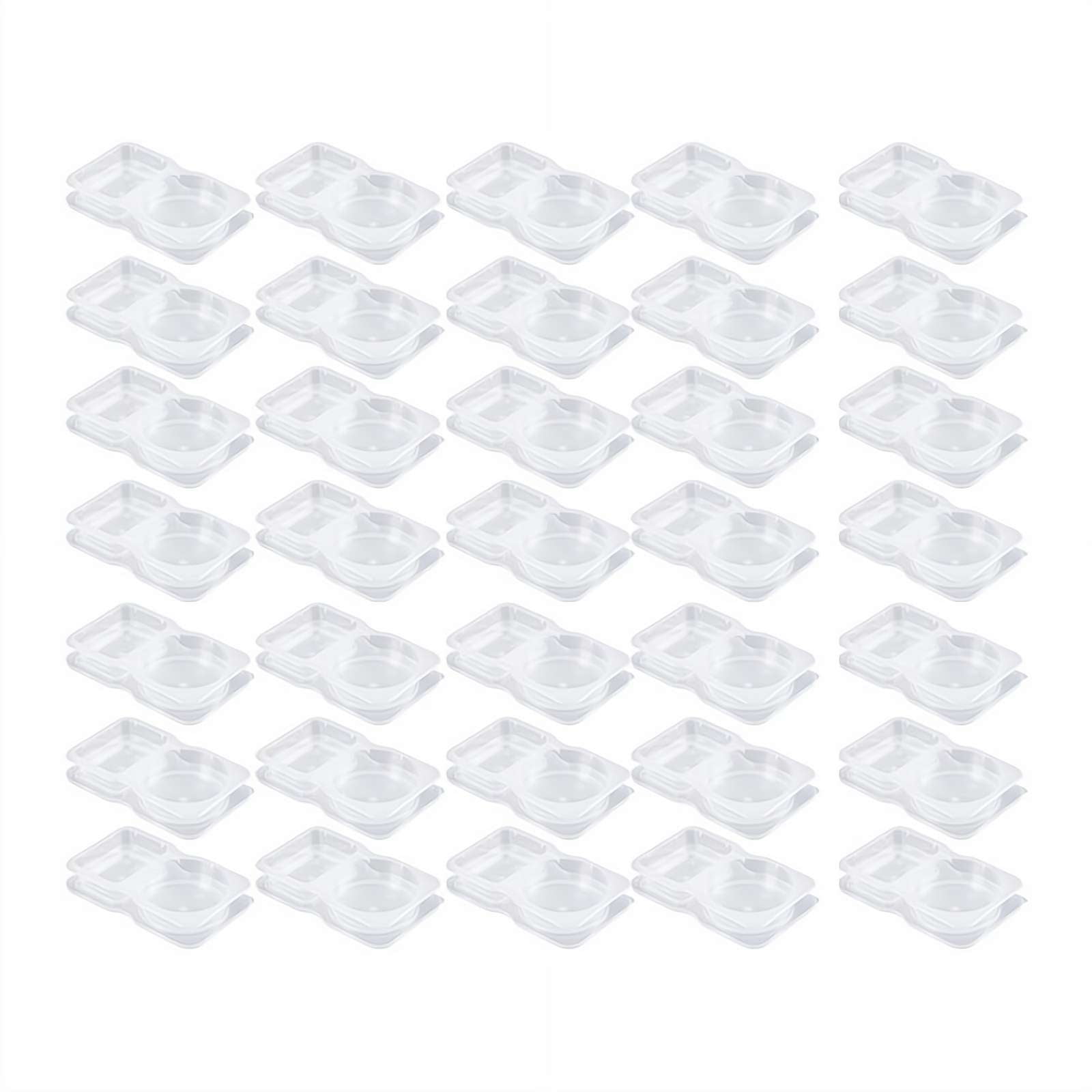 Double Compartment Condiment Container,2 Compartment Snack Containers ...