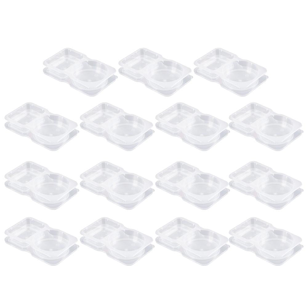 Double Compartment Condiment Container,3 Oz 2 Compartment Snack ...