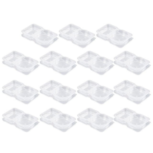 Double Compartment Condiment Container,3 Oz 2 Compartment Snack ...