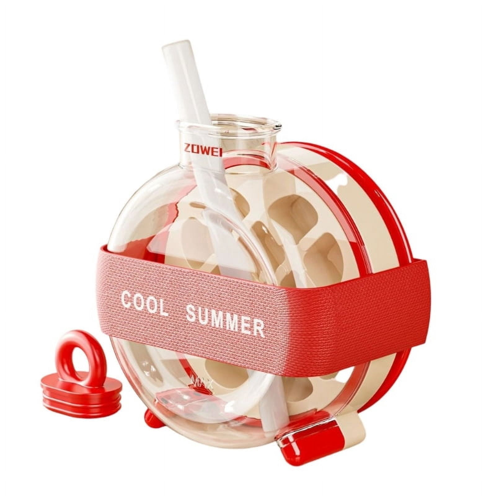 Double Compartment Ice Making Water Bottle With Press Releases Camping ...