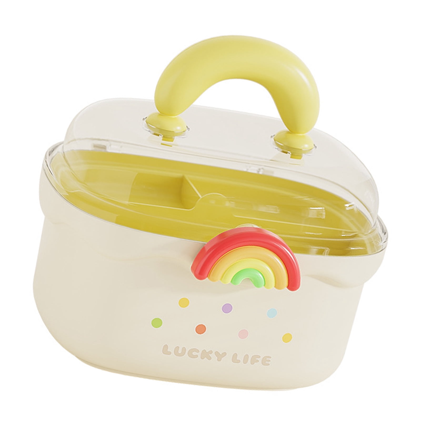 Double Compartment Kids Hair Accessories Organiser Transparency ...