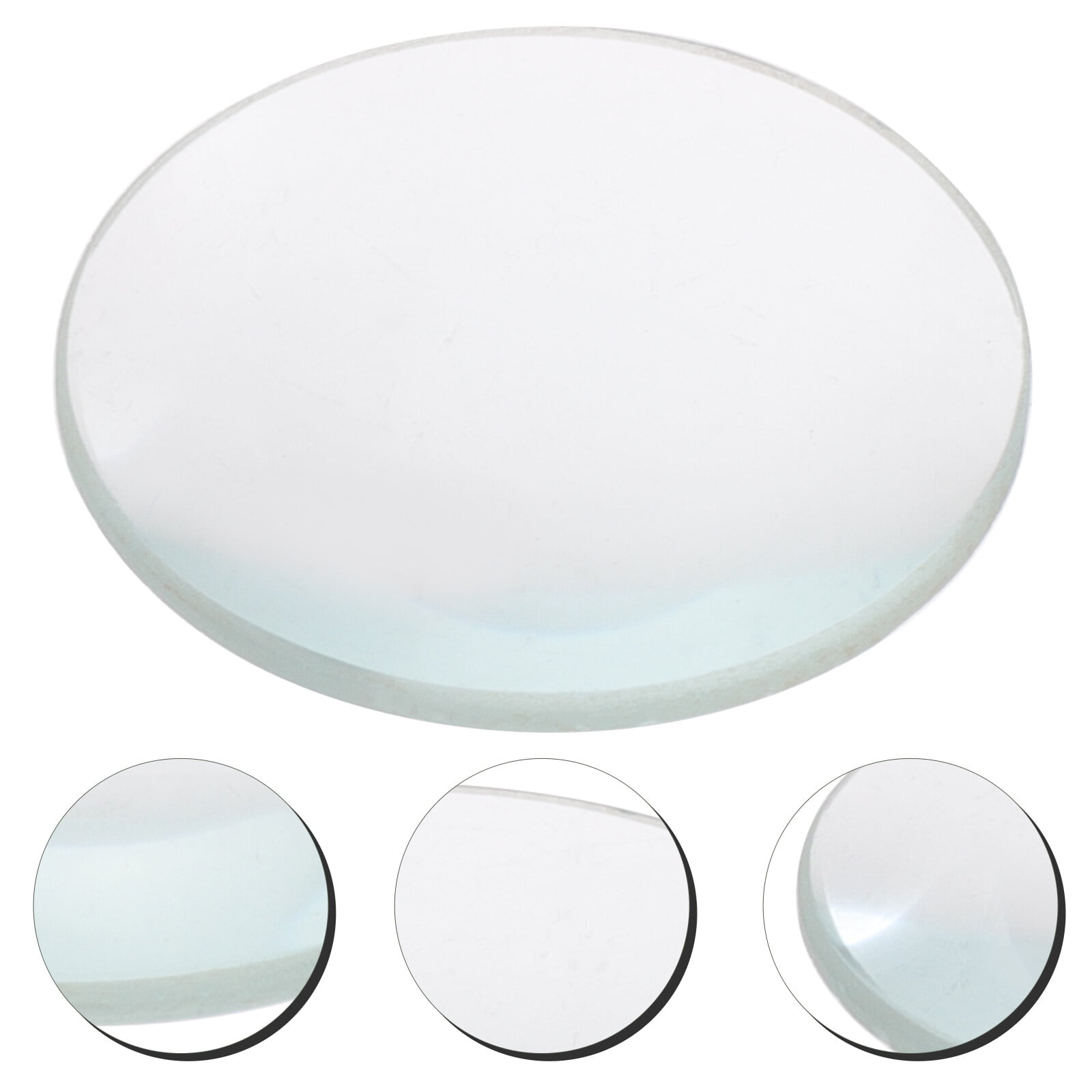 Double Convex Glass Lens Concave and Convex Lens Optical Lens Diameter 30mm Length 50mm for Labs ...