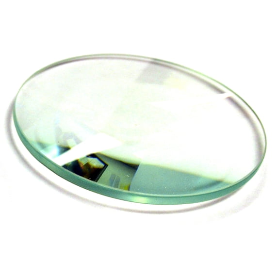 eisco labs optical glass lens, double convex, 38mm diameter, 15cm focal ...