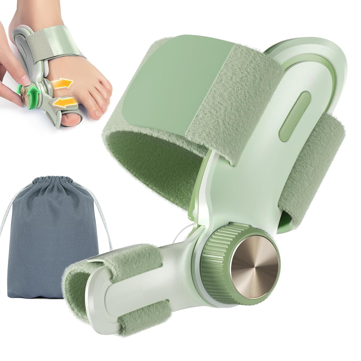 Double Correction Bunion Corrector for Women Men Big Toe, Adjustable ...