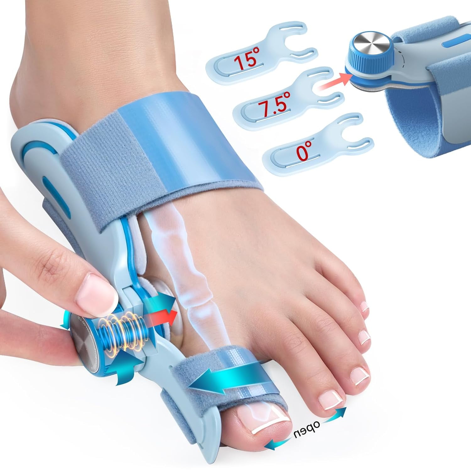 Double Correction Bunion Corrector for Women Men Big Toe, Adjustable ...