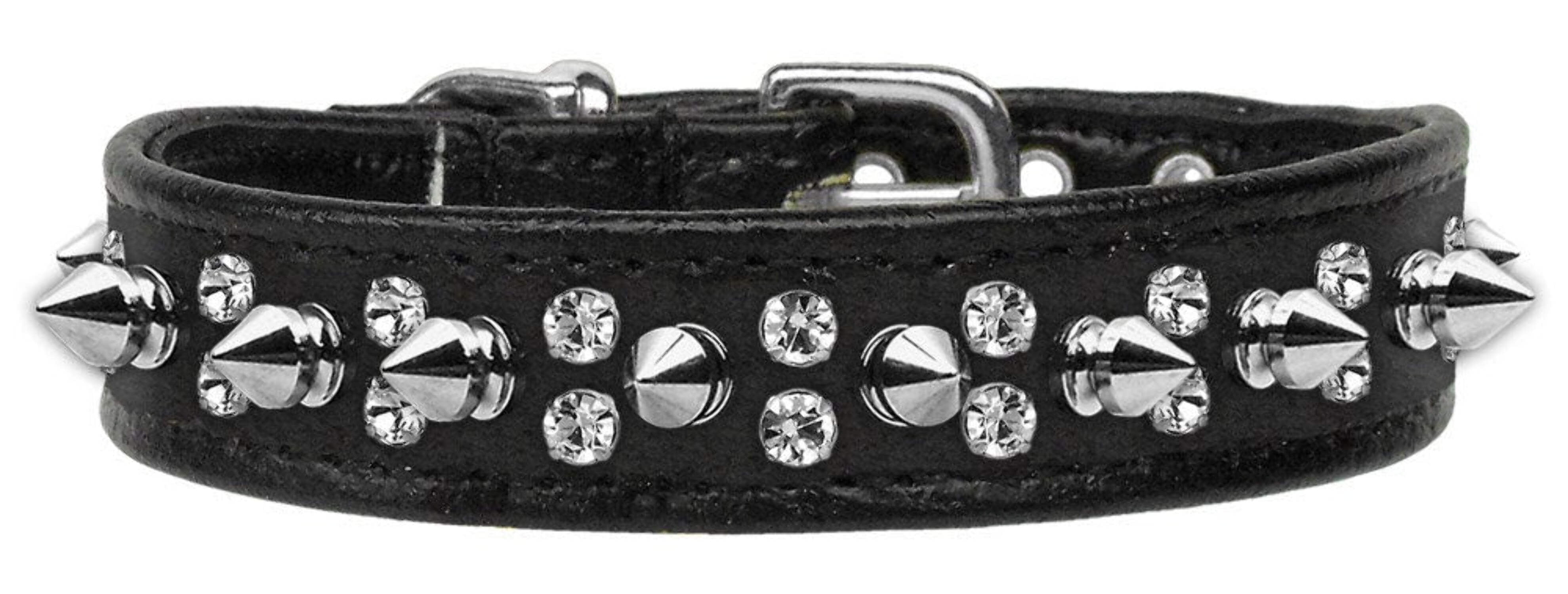 Pet and Dog Spike Collar, "Double Crystal Spikes" - Walmart.com