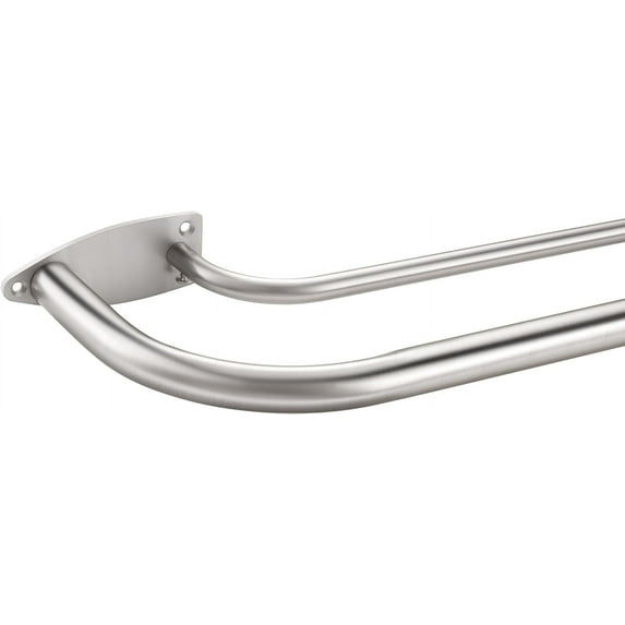 Double Curtain Rod for 84-120 Inches Windows, Blackout Wrap Around ...