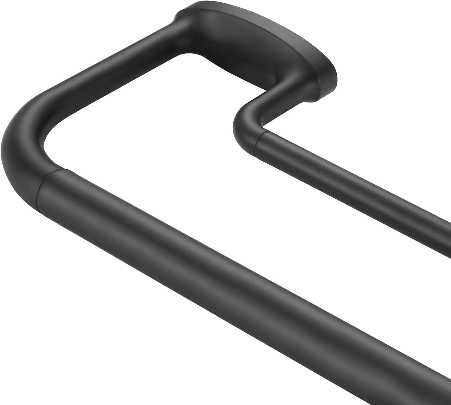 Double Curtain Rods, Wrap Around Curtain Rod for Windows, Internal ...