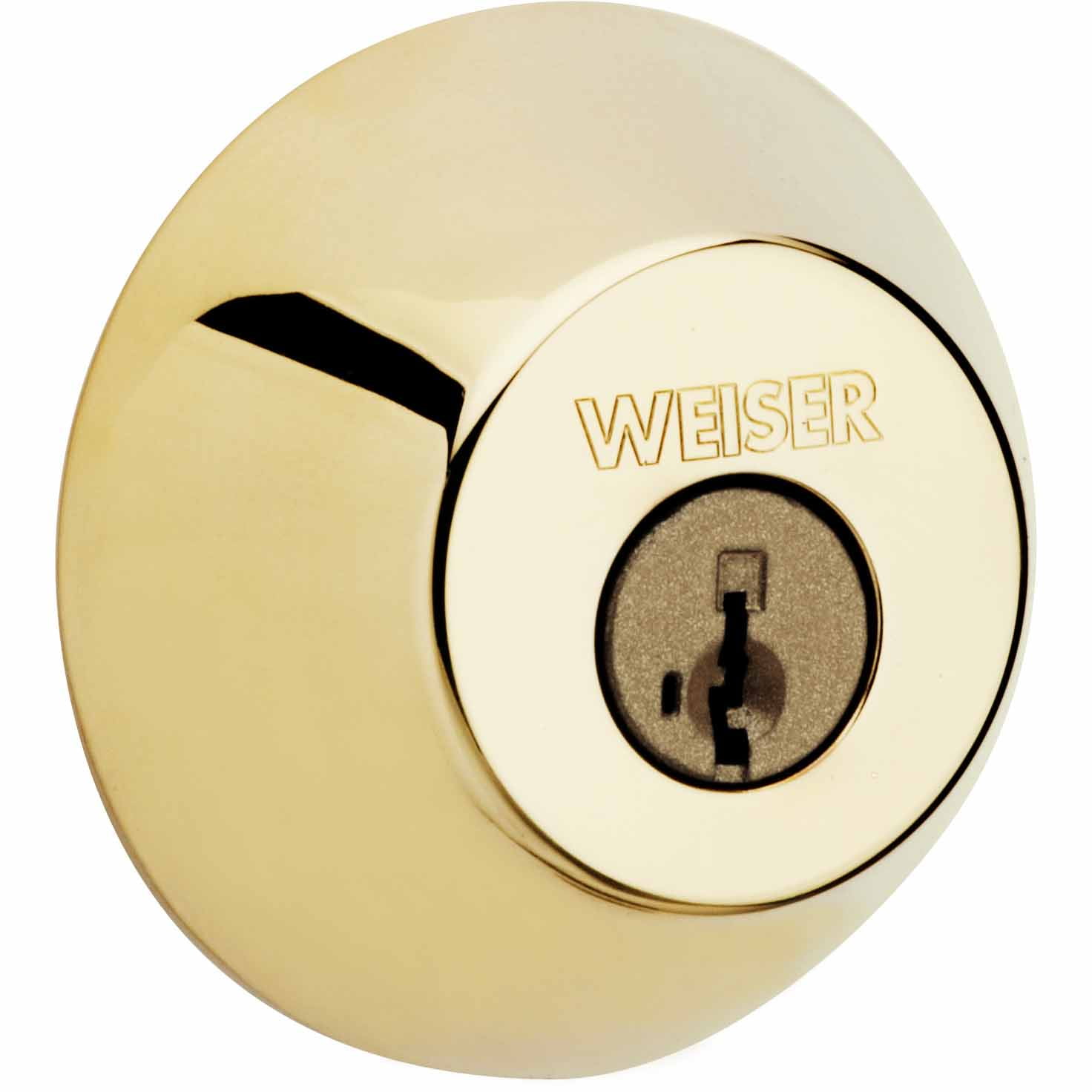 Weiser 9GD93710-032 Double Cylinder Smart Key Deadbolt Polished Brass ...