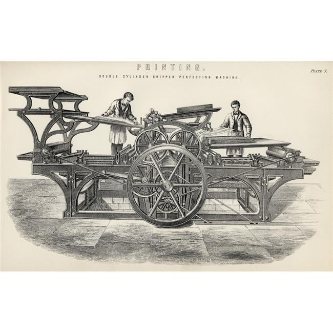 Double Cylinder Gripper Perfecting Machine Printing Press From the ...