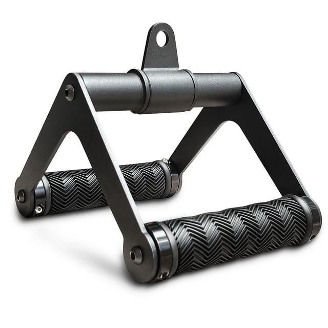 Double D Handle 360 Rotataing Cable Row Attachment for Cable Machine ...