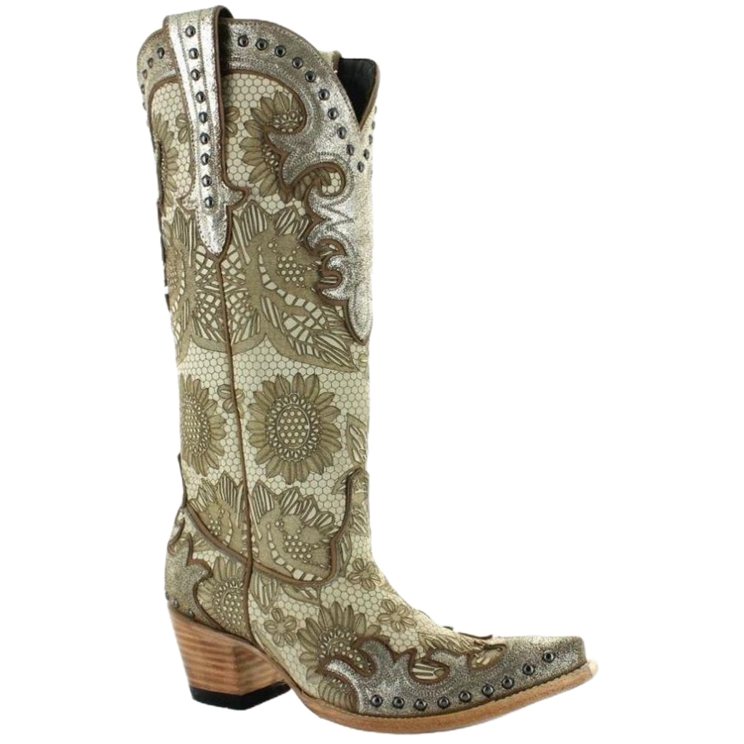Double D Ranch by Old Gringo Ladies Something New Bone Boots DDL076-1 ...