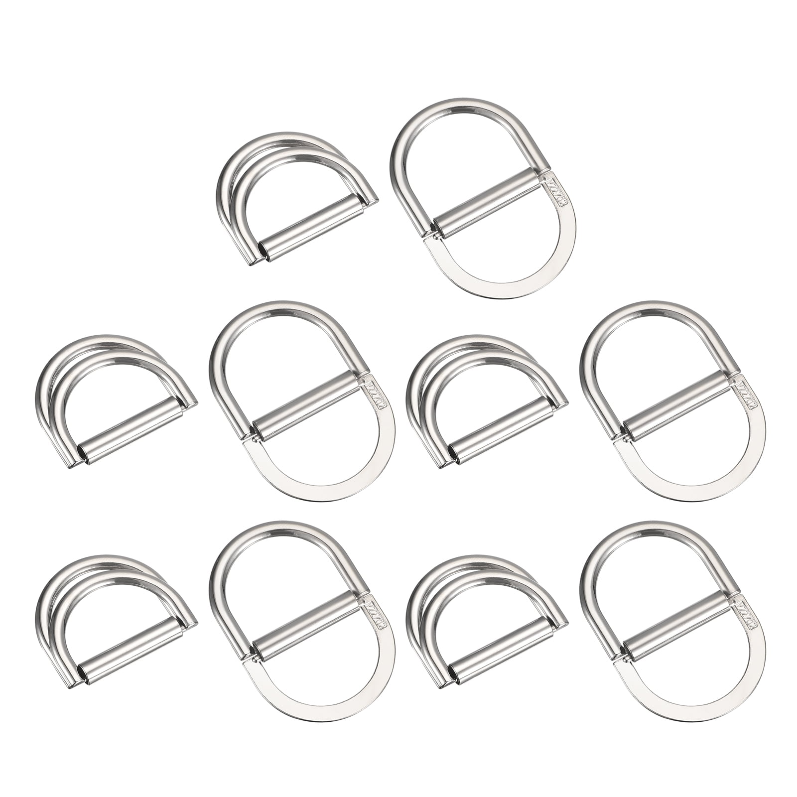 Double D Ring Buckles, 10pcs 25mm(0.98") Metal Adjustable D Rings ...