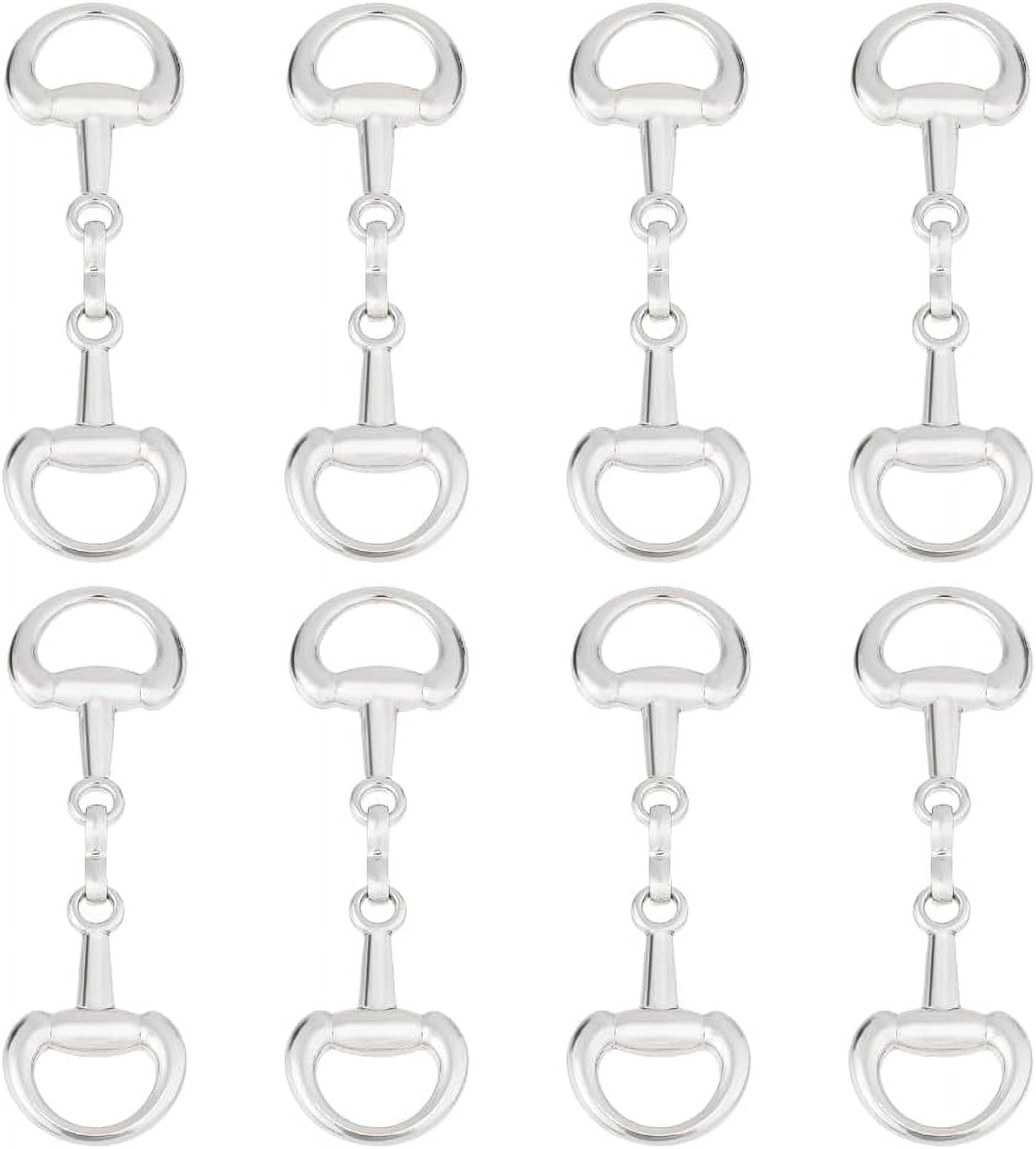 Double D-Rings Snaffle Bit Buckles Equestrian Jewelry Making for ...