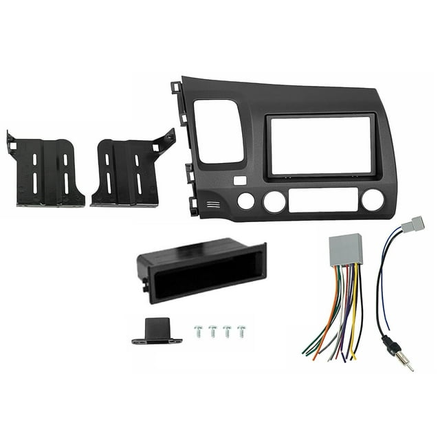2006 - 2011 Honda Civic Double DIN Stereo Radio Installation Dash Kit ...