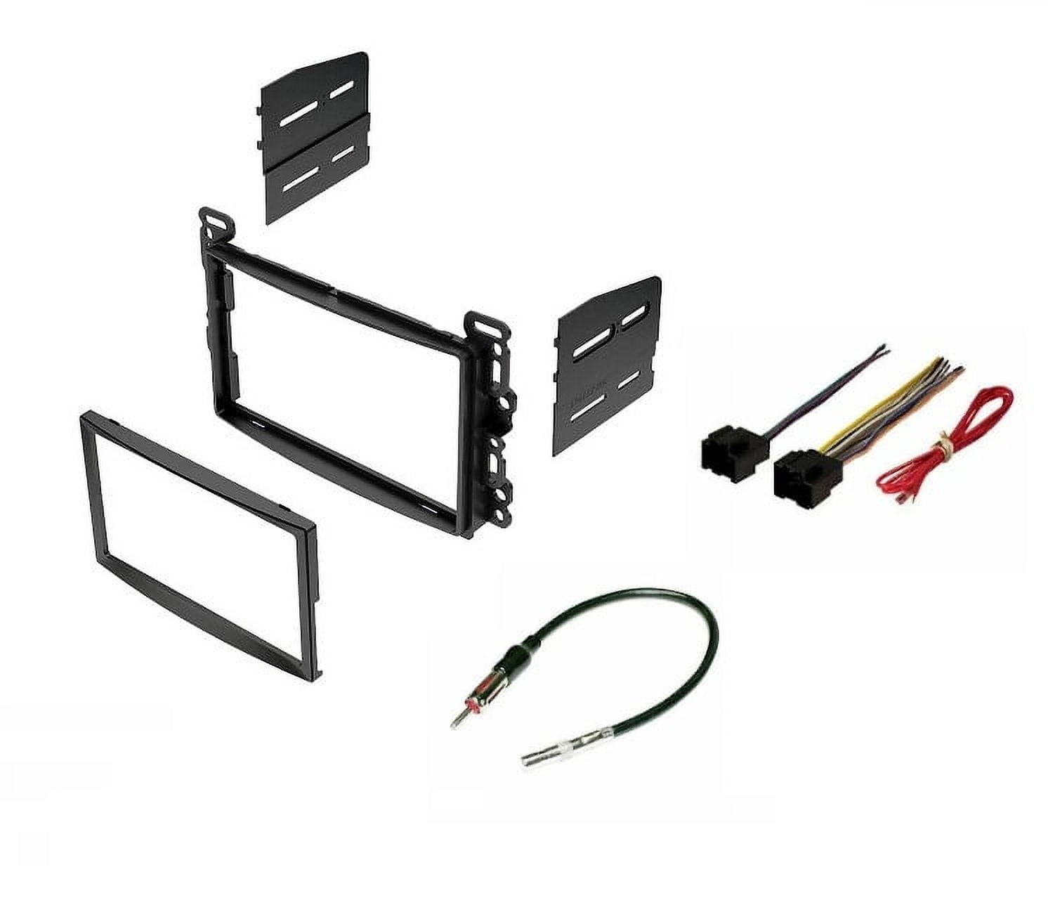 Double DIN Car Stereo Radio Installation Dash Kit for Select 2004 2005 2006 2007 2008 2009 2010 ...
