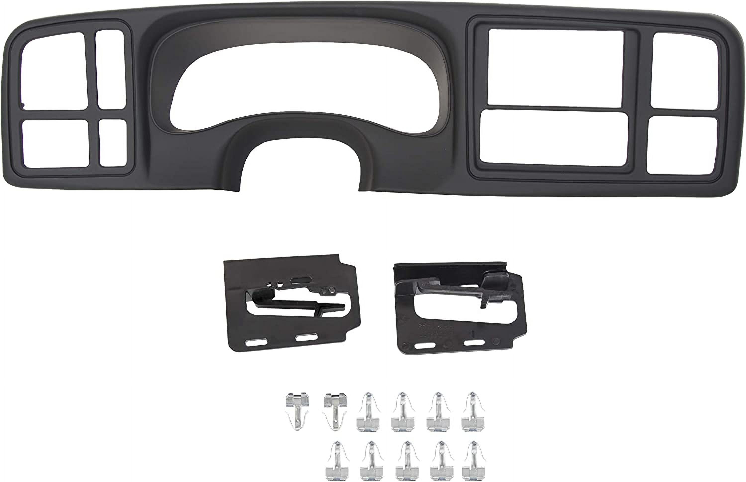 Double DIN Dash Bezel Cover Kit Compatible With 1999-2002 GM Full-Size ...