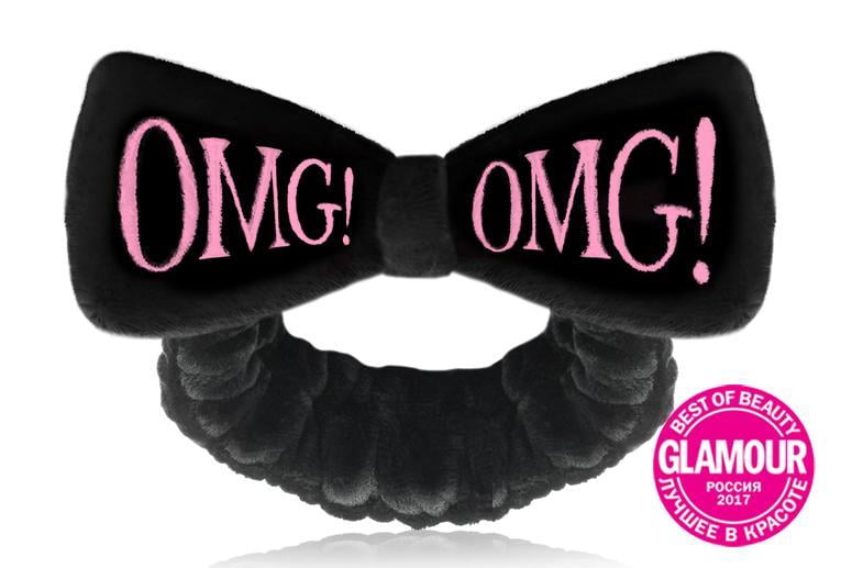 Double Dare OMG OMG! Mega Hair Face Wash Head Band - Black - Walmart.com