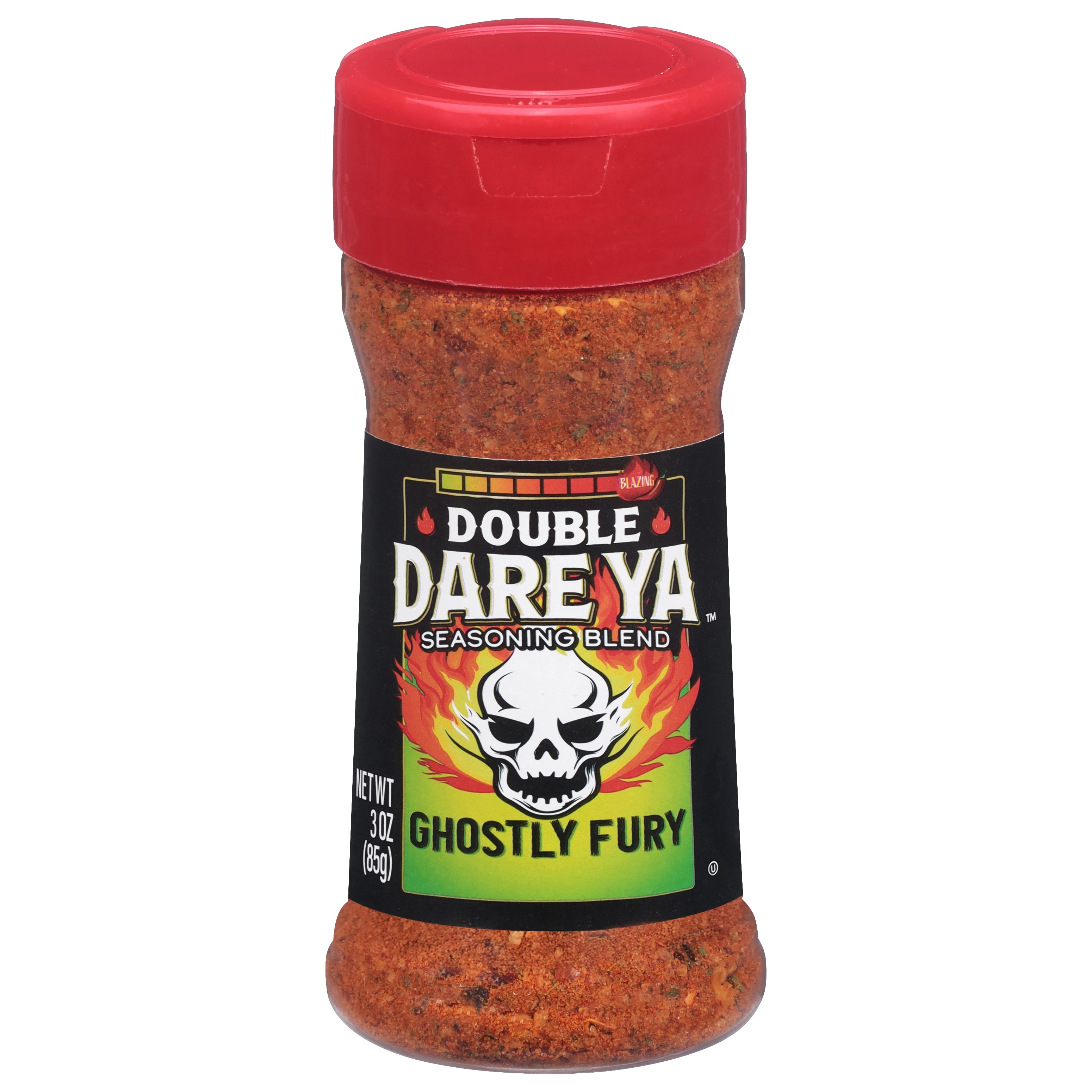 Double Dare Ya Ghostly Fury Ghost Pepper Seasoning Blend 3oz Blazing ...