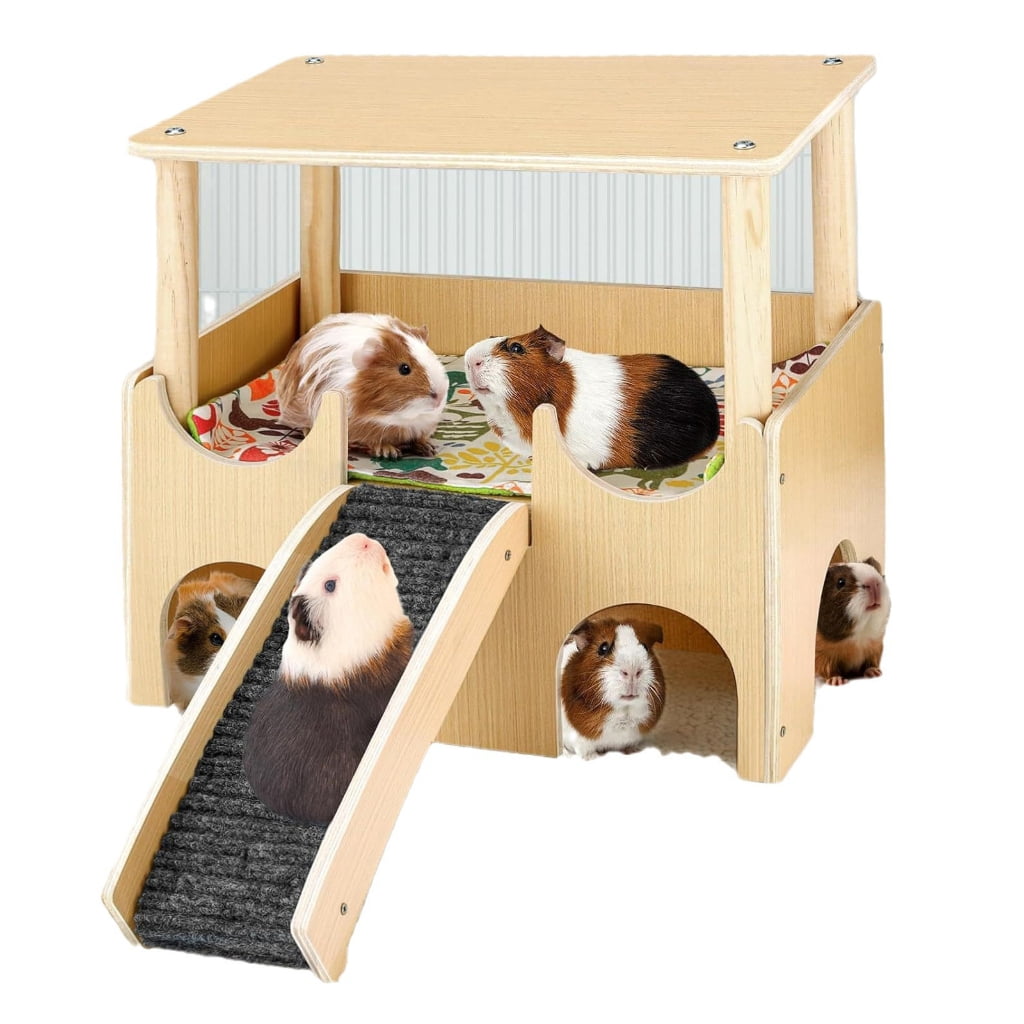 Double Deck Design Pet Cage Hideouts Shelter House For Mice Sugar ...
