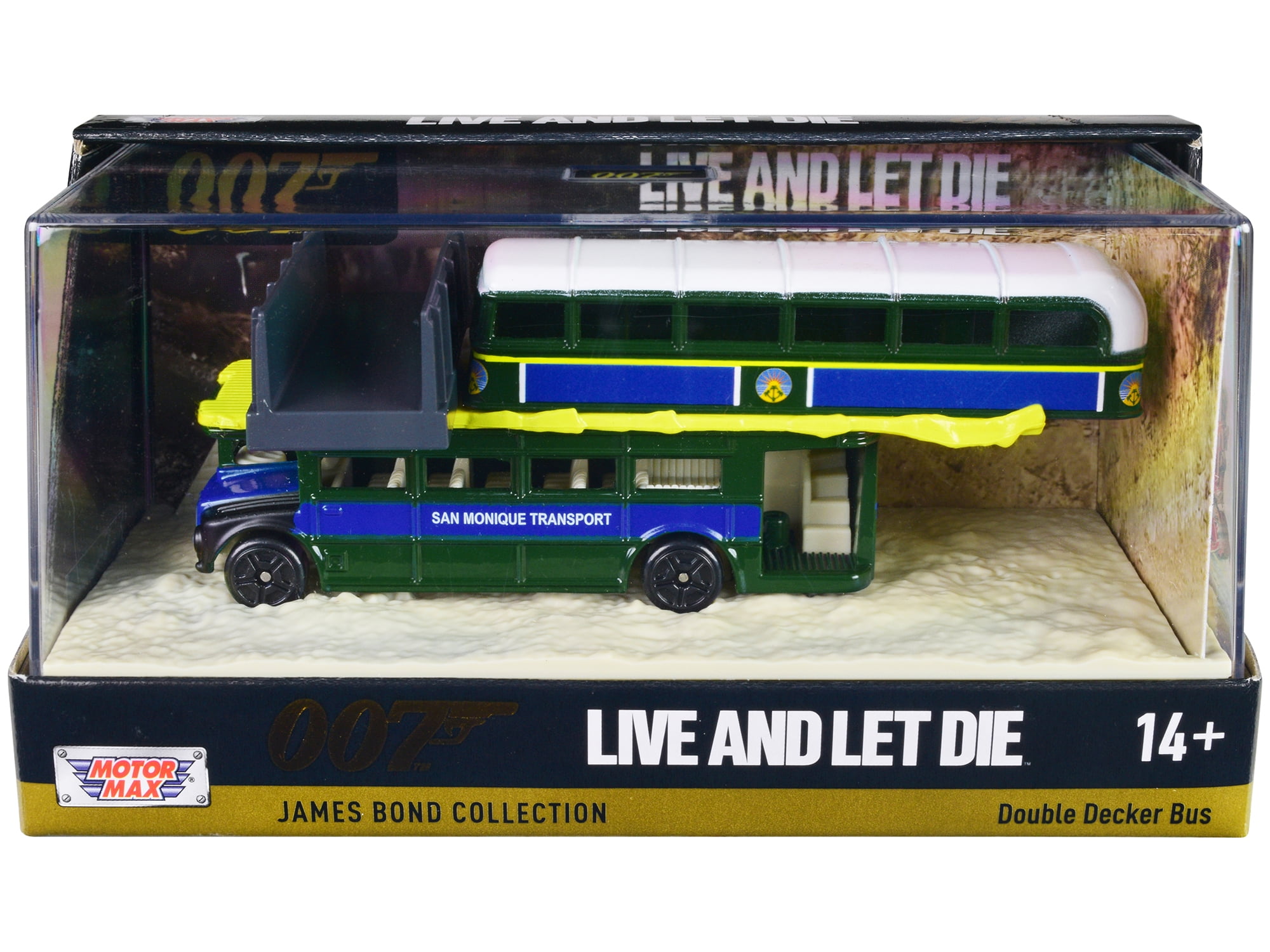 Double Decker Bus "San Monique Transport" "Hitting Bridge Scene" James ...