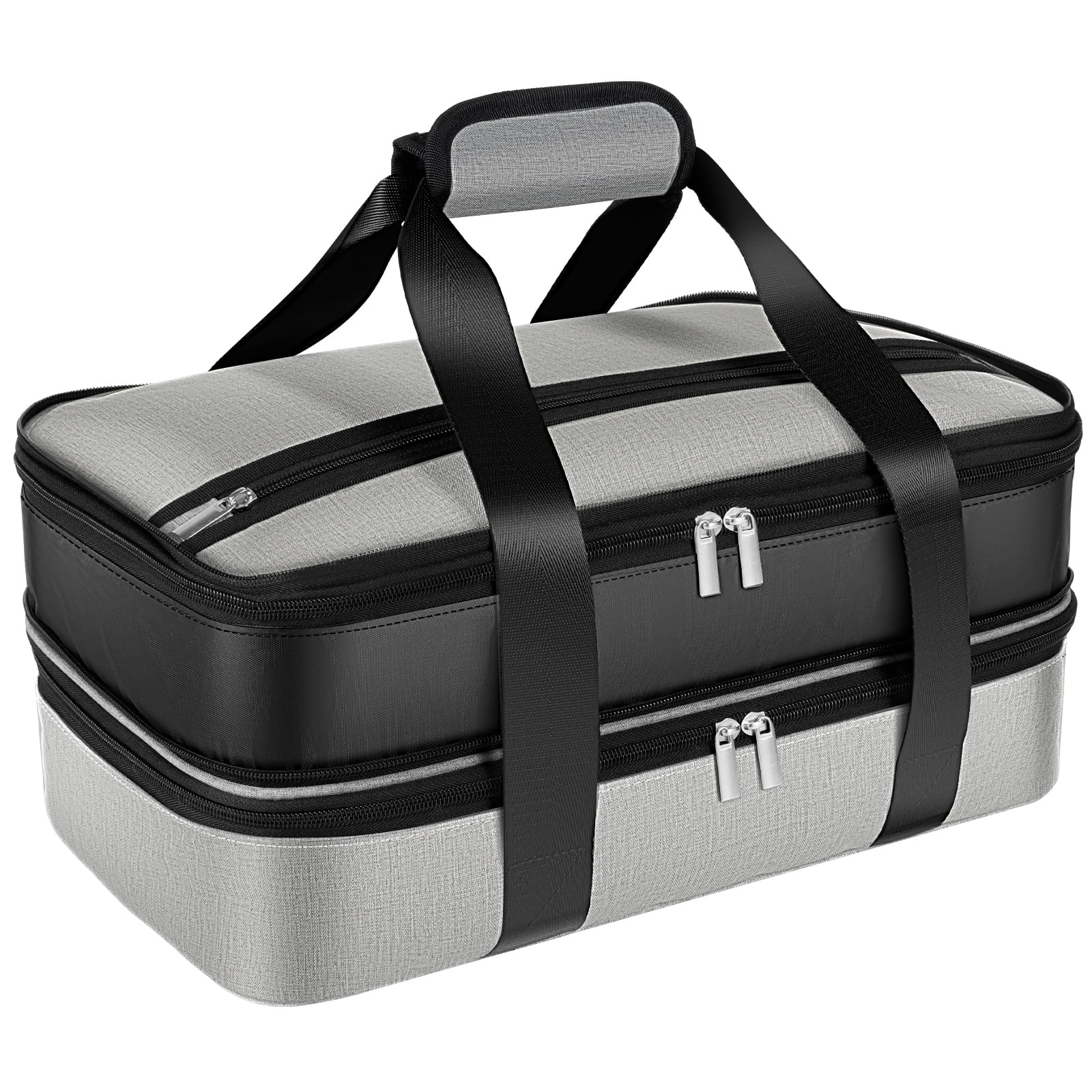 Double Decker Insulated Casserole Carrier for Hot or Cold Food ...