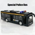 Double Decker Sightseeing Bus Model Pull Back Vehicles Toy Die Cast ...