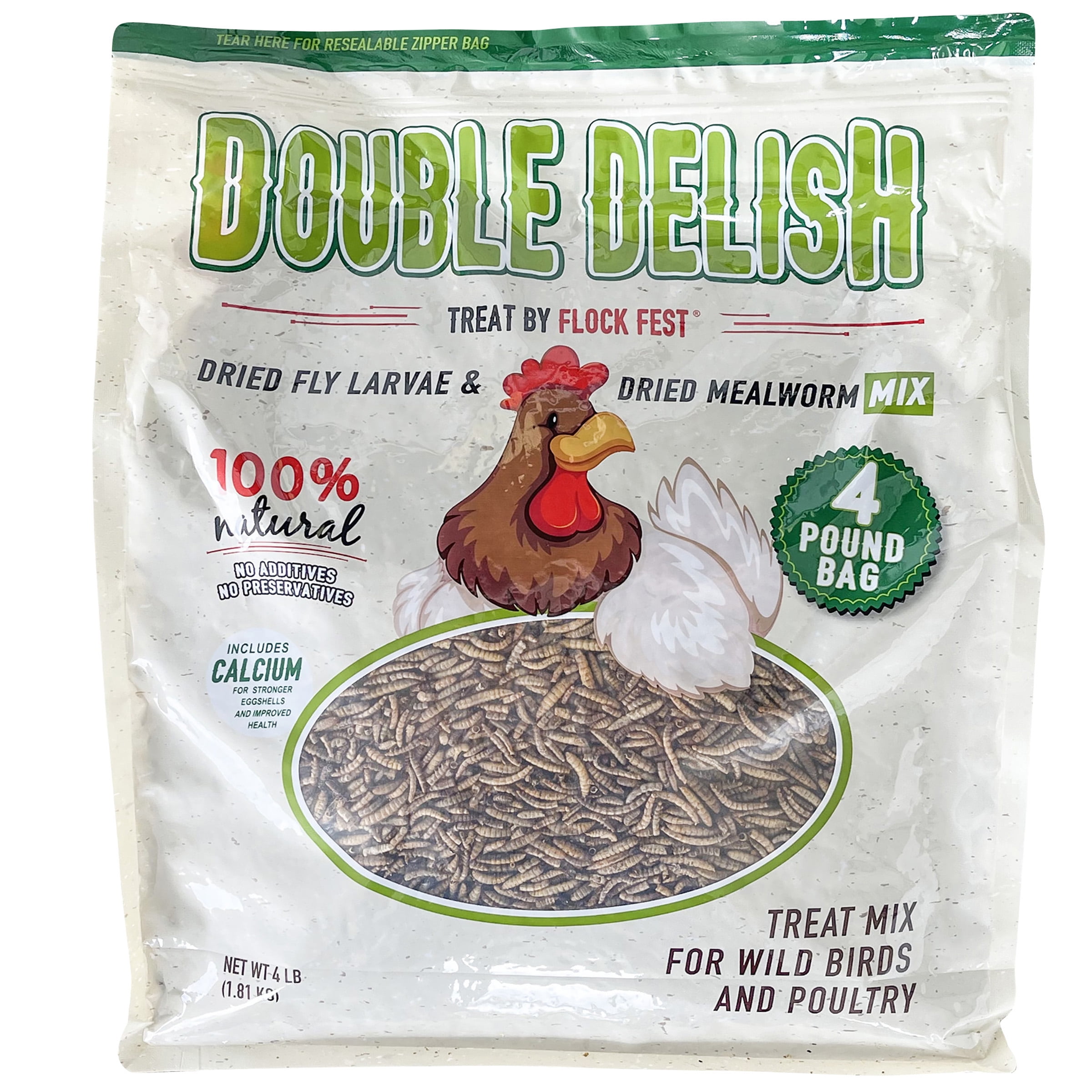 Double Delish Dried Mealworms and Black Soldier Fly Larvae - Walmart.com