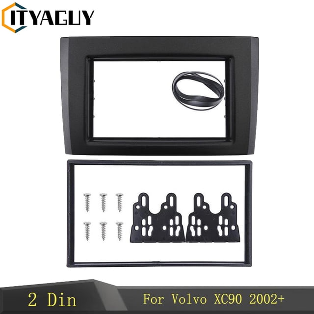 Double Din Car Radio Fascia For Volvo XC90 2002+ Dash Installation ...