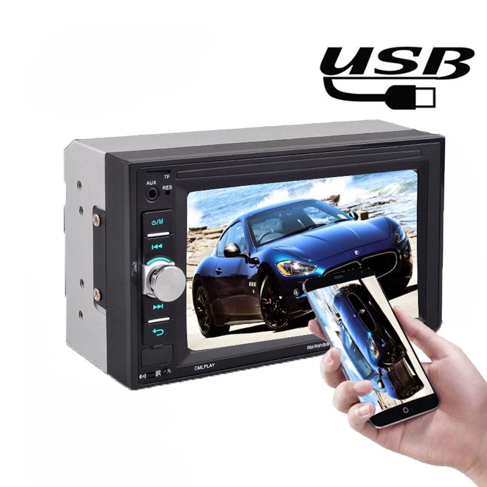 Double Din Car Stereo Car Multimedia Player Bluetooth Audio BT Calling ...