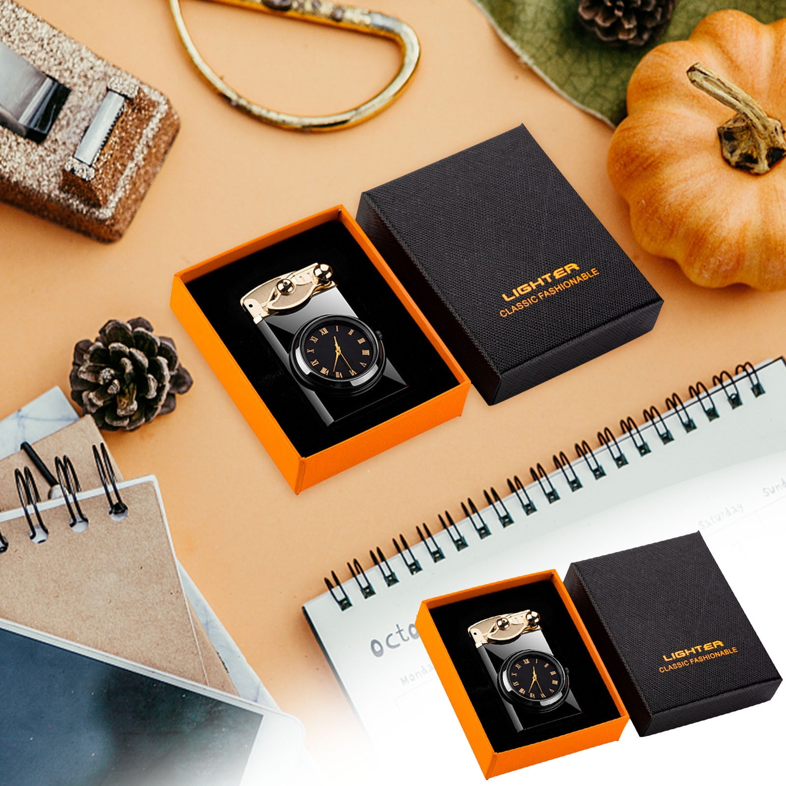 Double Direct Charge Blue Flame Lighter | Rocker Automatic Ignition ...