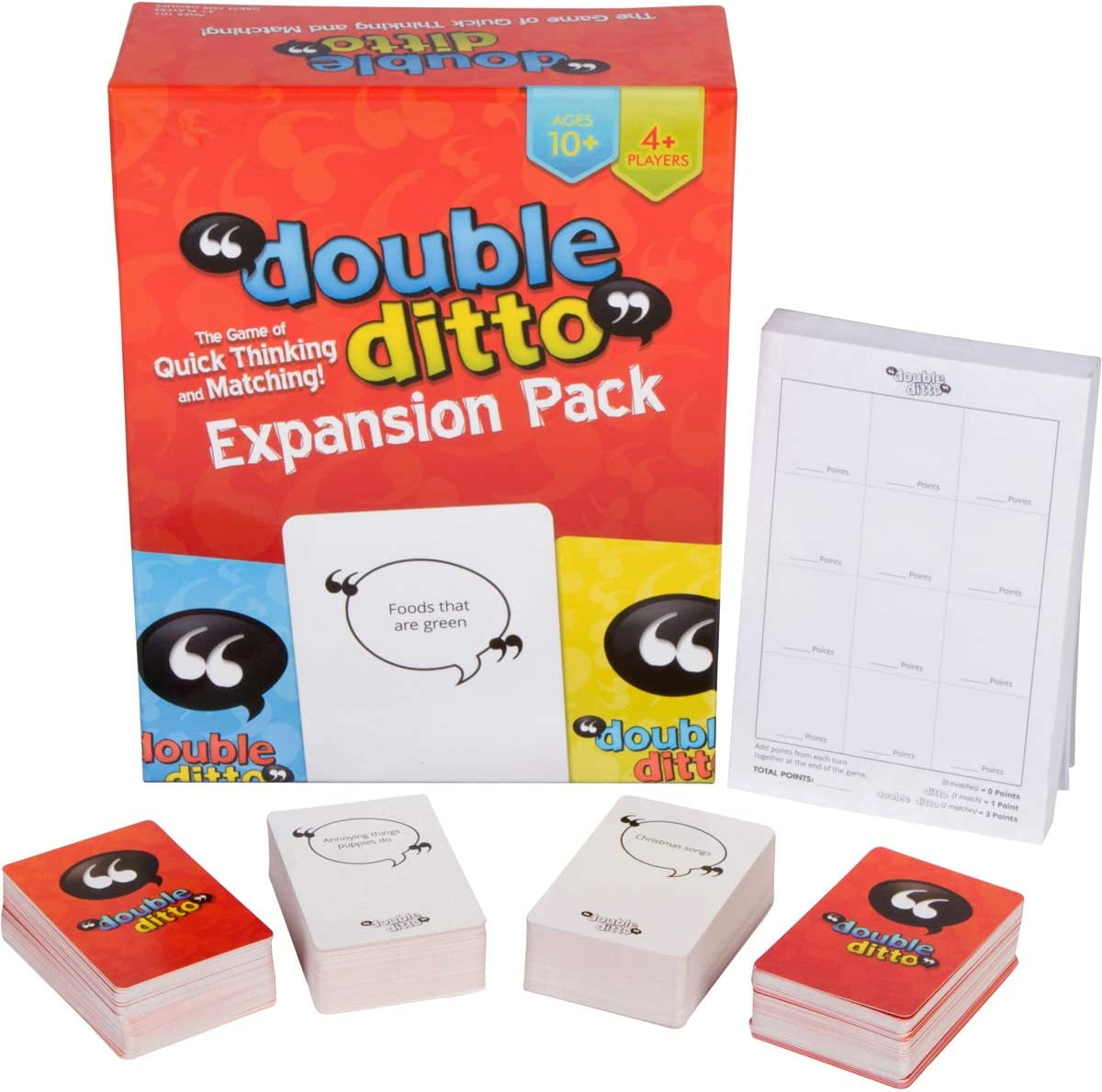 Double Ditto Expansion Family Party Board Game 300 New Cards - Walmart.com
