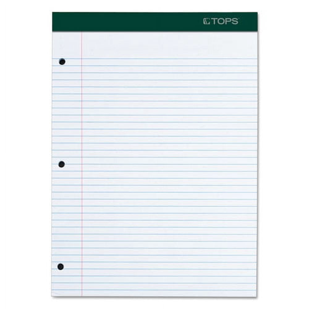 Double Docket Ruled Pads With Extra Sturdy Back, Medium/college Rule ...