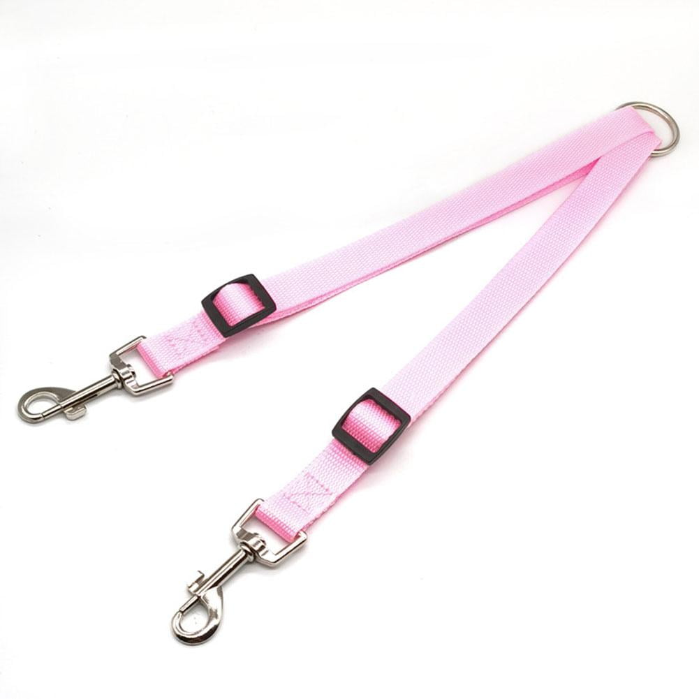 Double Dog Pet Lead Leash Splitter Coupler with Clip Harness For Collar ...