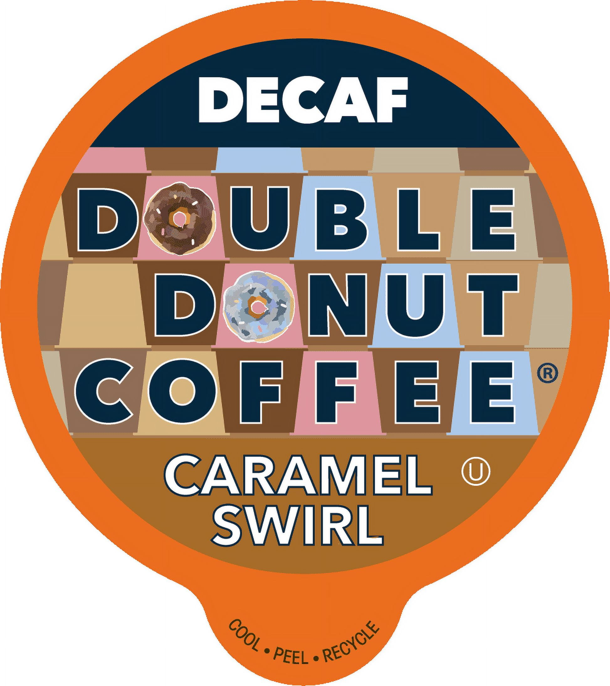 Double Donut Decaf Caramel Swirl Flavored Coffee Pods - Walmart.com