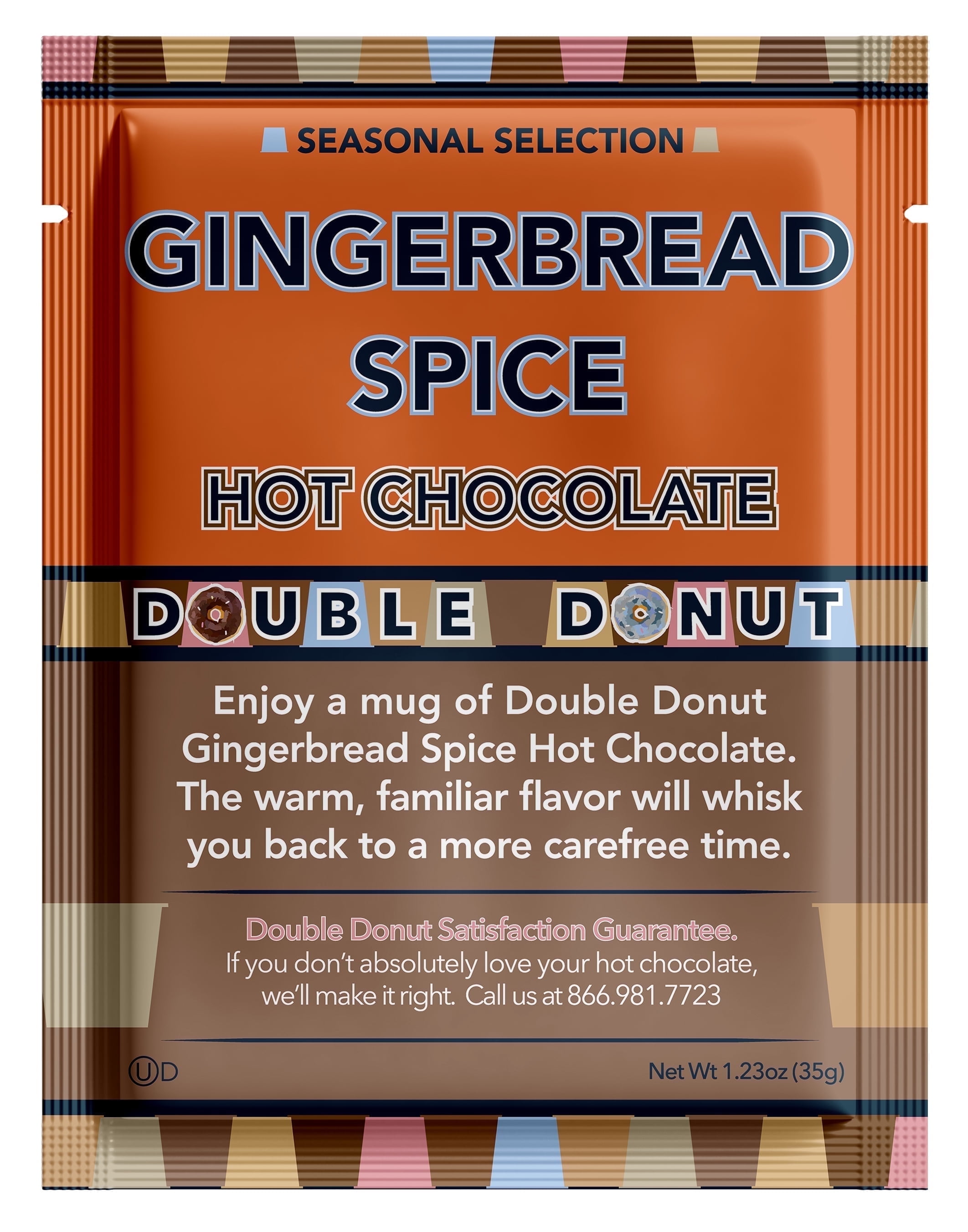 Double Donut Gingerbread Spice Hot Chocolate, Flavored Hot Chocolate ...