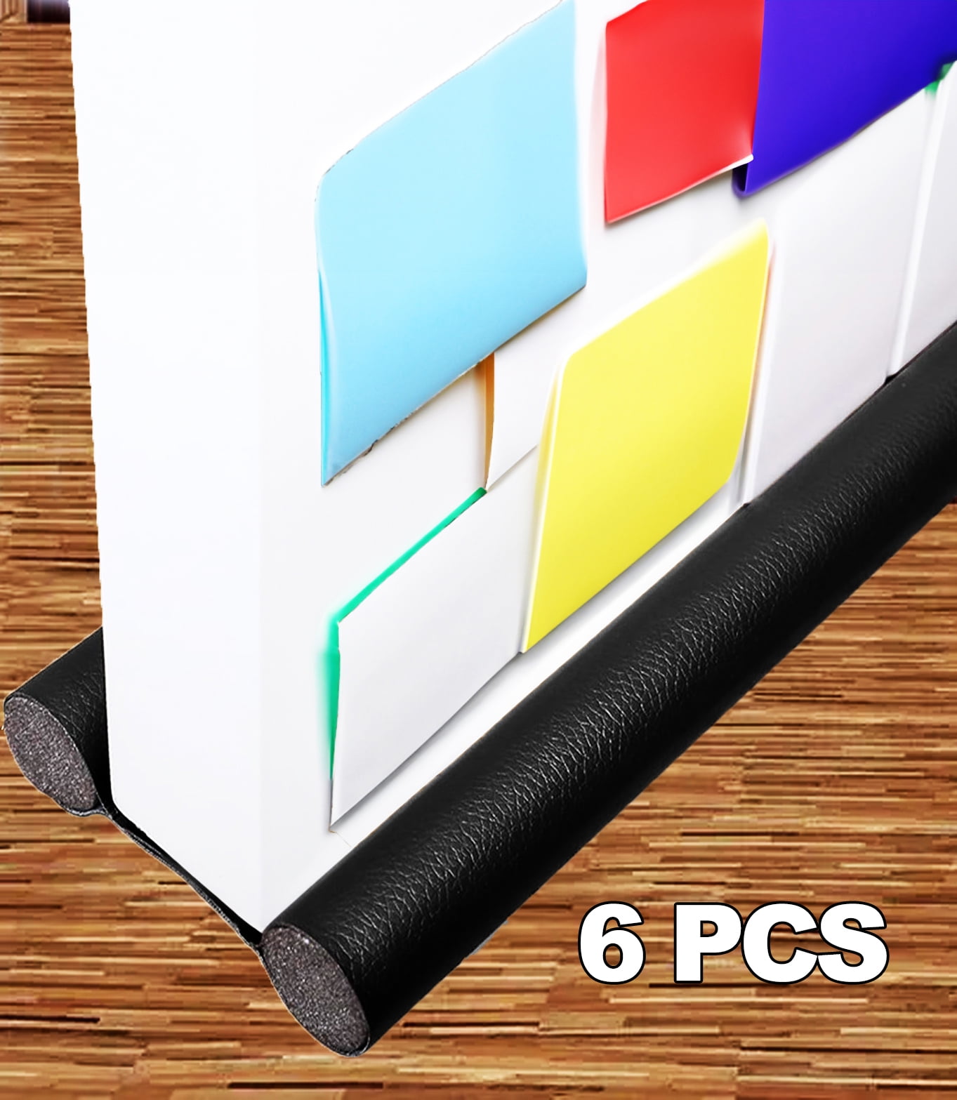 Double Door Draft Stoppe for Bottom of Door Soundproof, Windproof ...