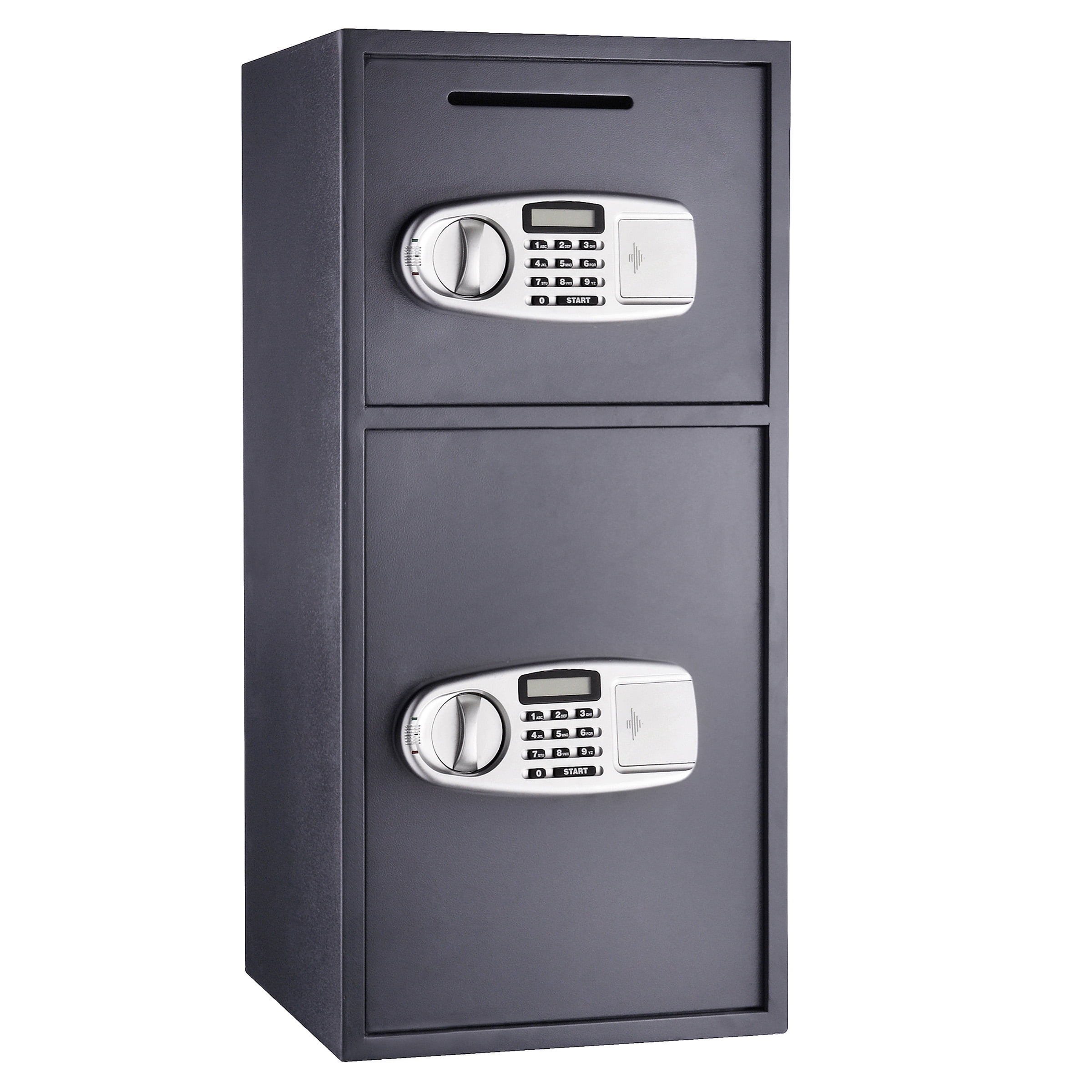 Double Door Drop Safe ? Safe Deposit Box with 2 Keypads and 2 Manual ...